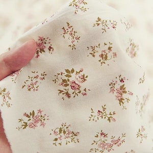 Floral Cotton Fabric, Printed Floral Fabric, Cotton Fabric, Flower ...