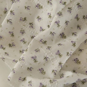 Floral Printed Cotton Fabric, 100% Cotton Flower Fabric, Printed Flower ...