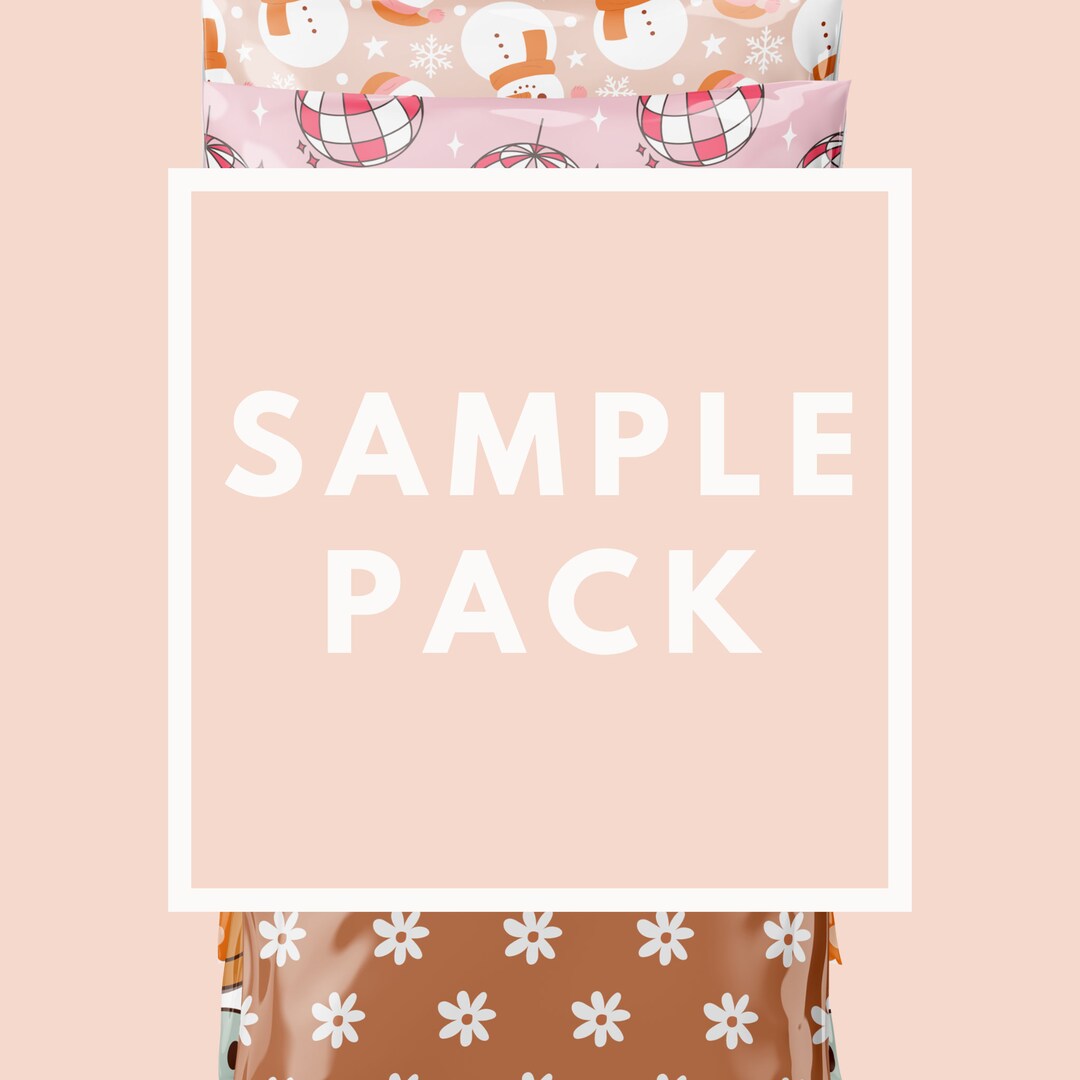 10" X 13" SAMPLE Poly Mailer Pack, 10x13 Poly Mailers, Polymailers ...