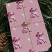 Pink Cowboy Santa Wrapping Paper, Funny Christmas Wrapping Preppy ...