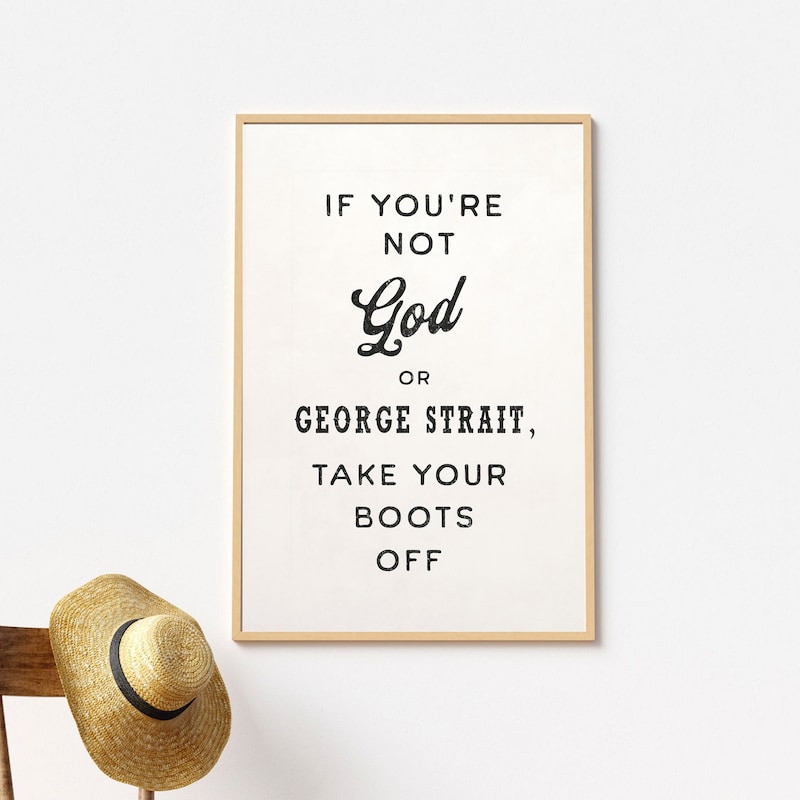 George Strait Sign - Etsy