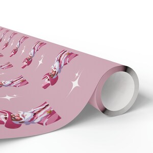 Pink Cowboy Santa Wrapping Paper, Funny Christmas Gift Wrap - Etsy