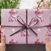 Pink Cowboy Santa Wrapping Paper, Funny Christmas Wrapping Preppy ...