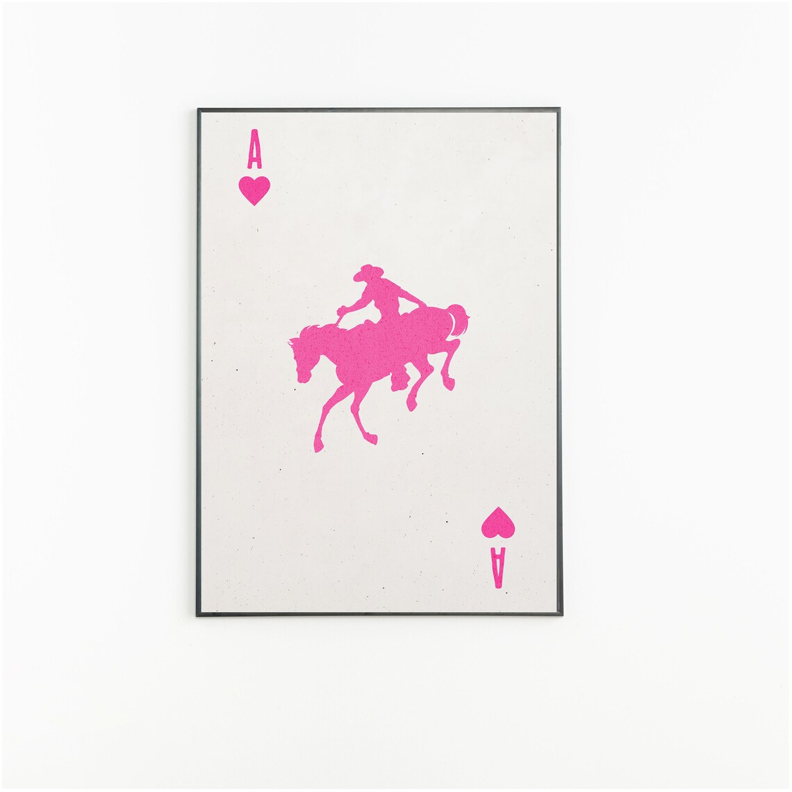 Retro Western Ace Card Poster Wall Art, Cowgirl Wall Art Preppy, Ace ...