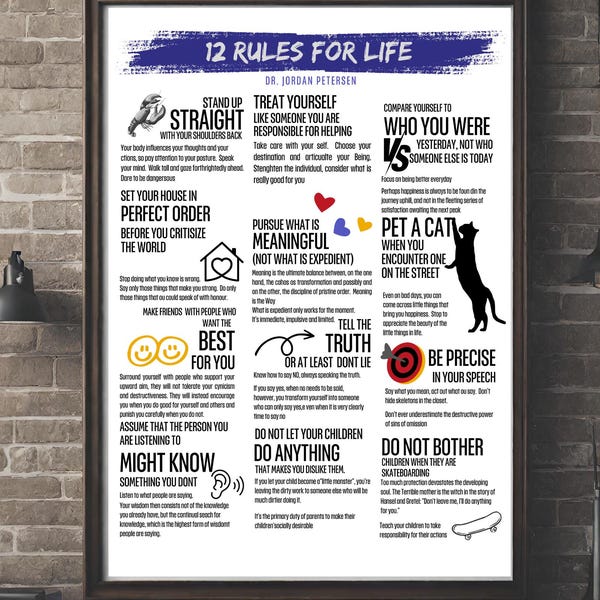 Jordan Peterson Poster - Etsy