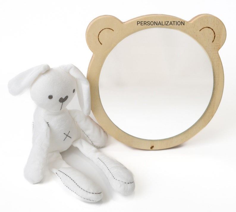 BEAR Wooden Kids Mirror - Etsy