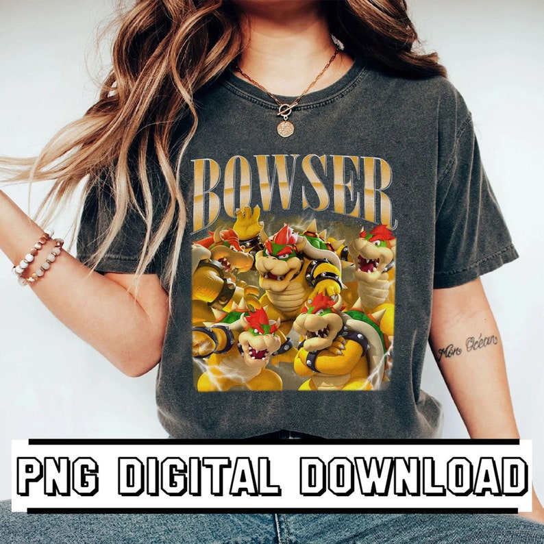 Bowser Mario Png, Vintage Bowser Png, Mario Game Homage Png, Mario Bros Video Game Png, Super ...