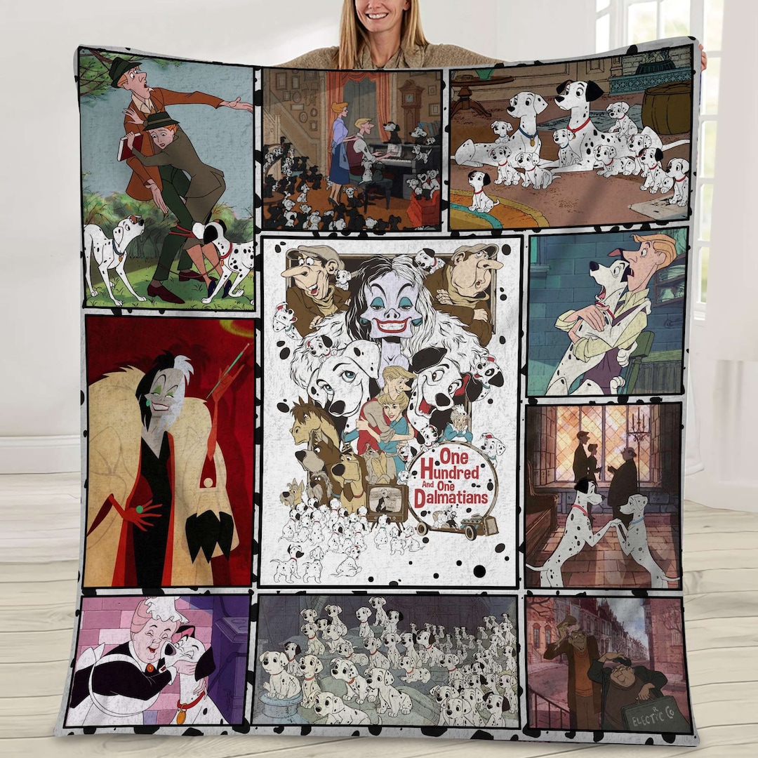 101 Dalmatians Blanket 101 Dalmatians Fleece Blanket 101 - Etsy
