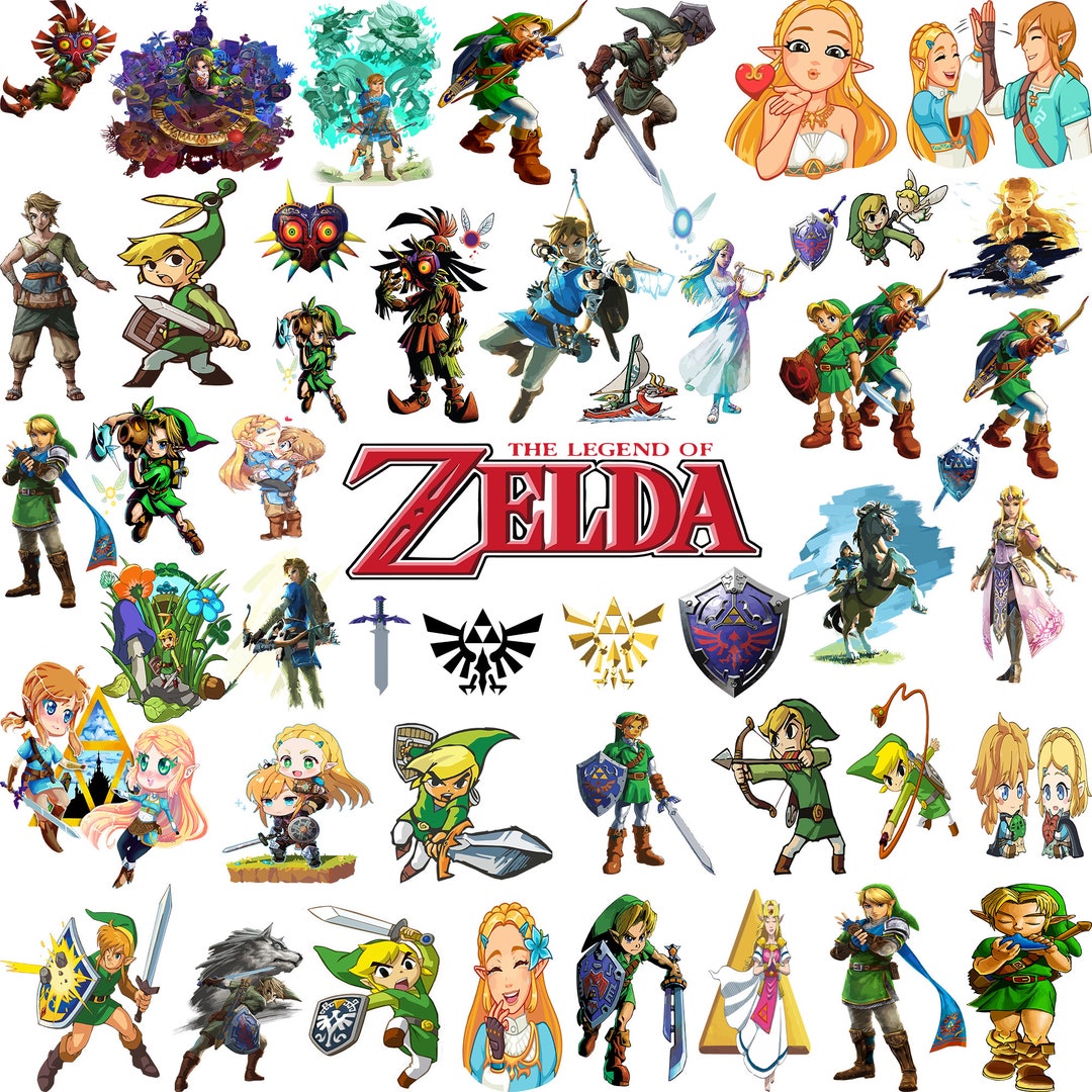 Zelda Cartoon Bundle L Cartoon L SVG Ready for Cricut - Etsy Australia