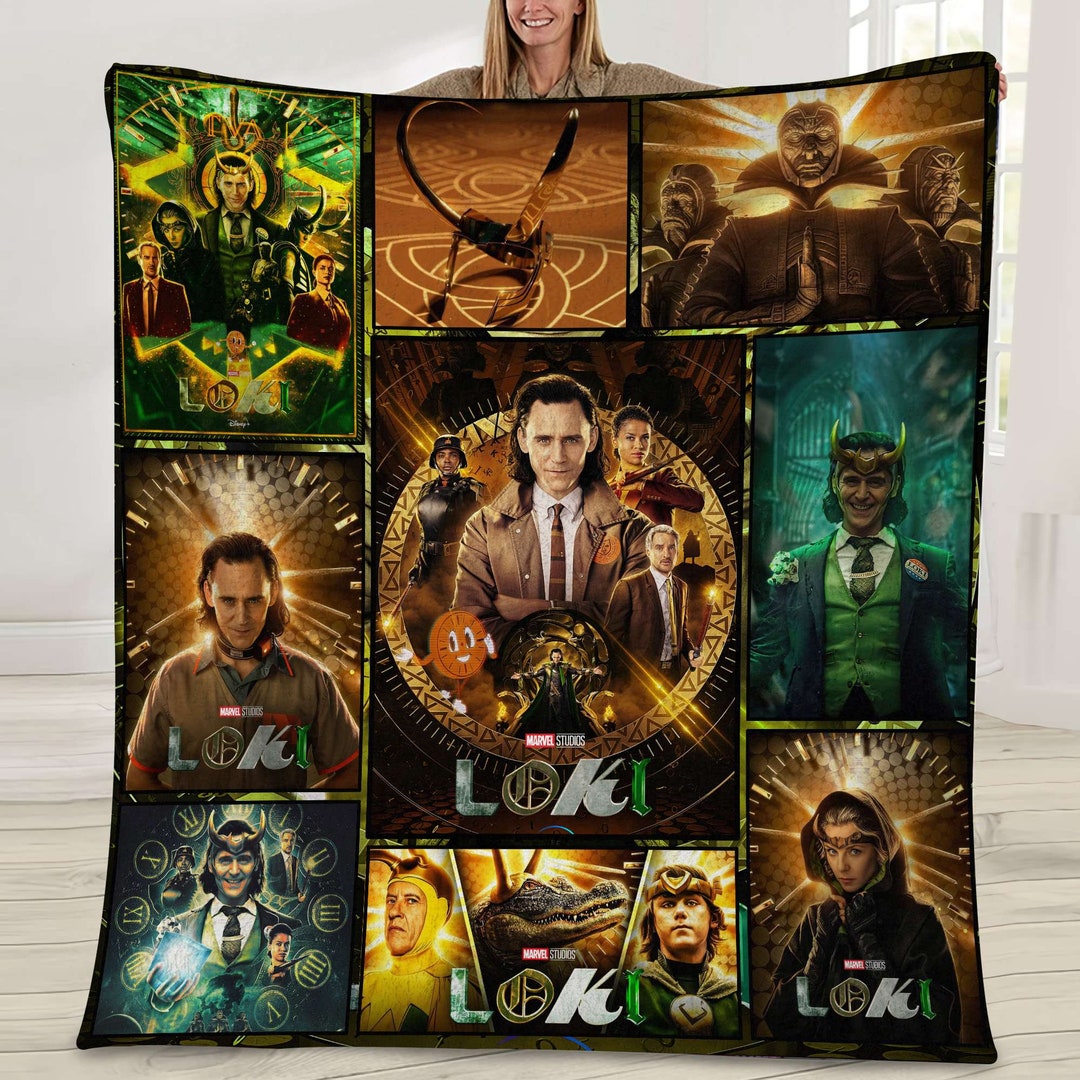 Loki Movie Blanket Loki Laufeyson God of Mischief Loki - Etsy