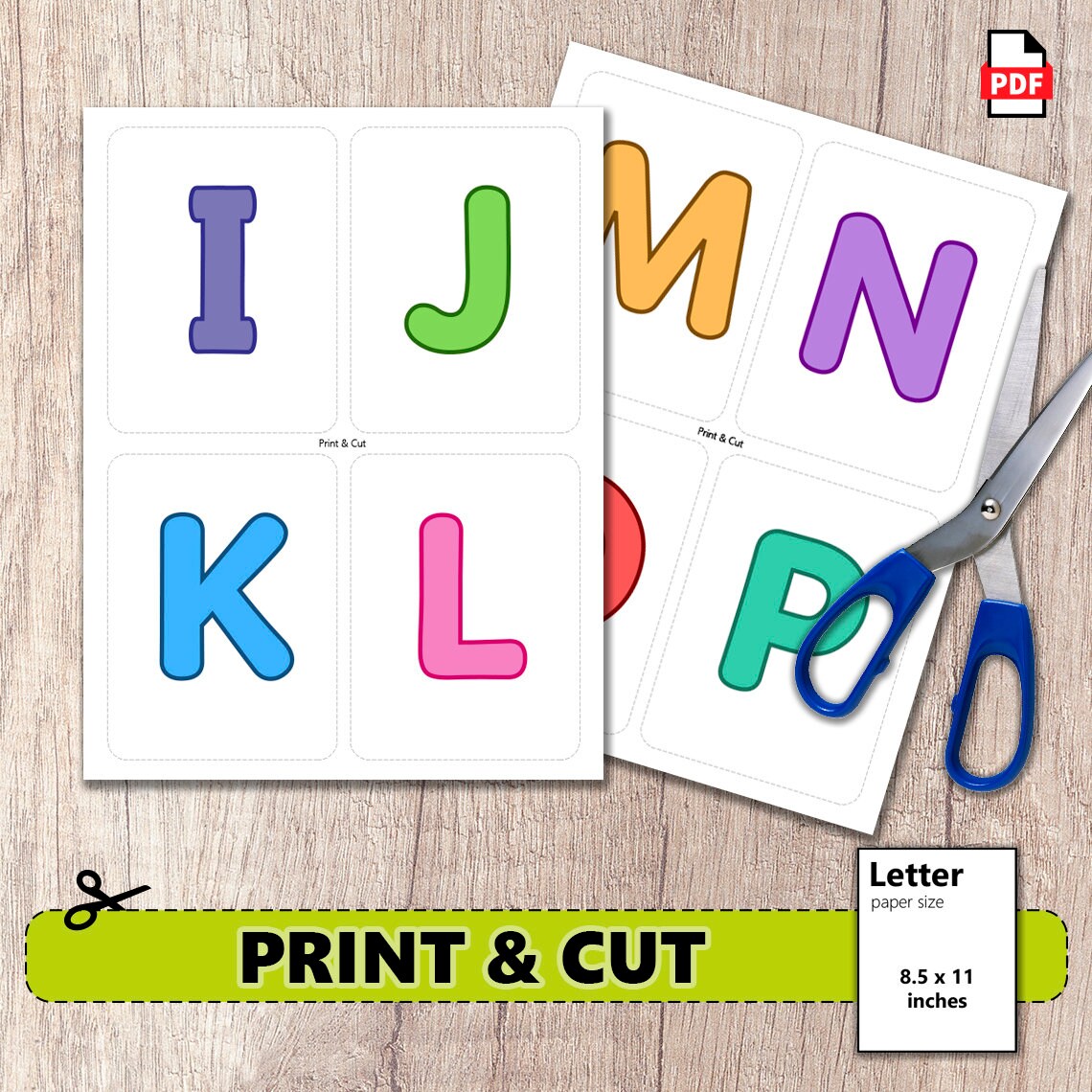 ABC Alphabet Flash Cards (78 Cards) | ABC Flashcards | A-Z Flashcards ...