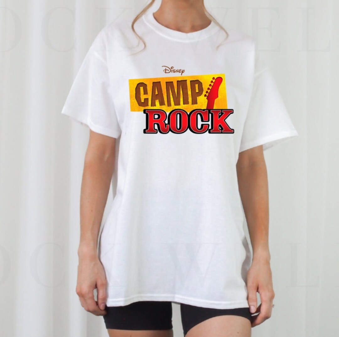 Camp Rock T-shirt, Camp Rock Poster T-shirt, Music Lover Tee ...