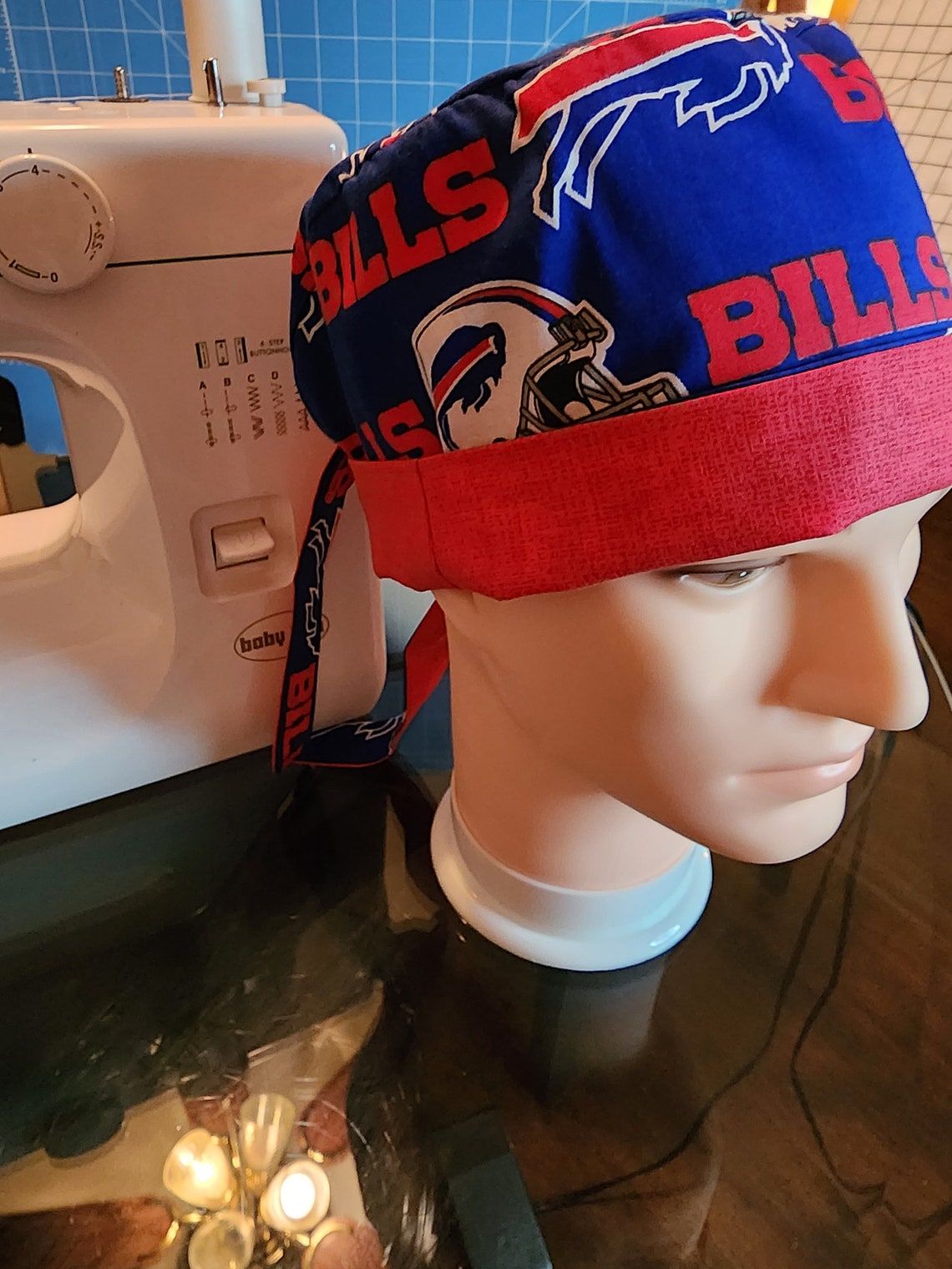 Buffalo Bills Scrub/surgical Cap Sports - Etsy