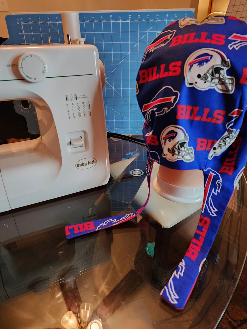 Buffalo Bills Scrub/surgical Cap Sports - Etsy