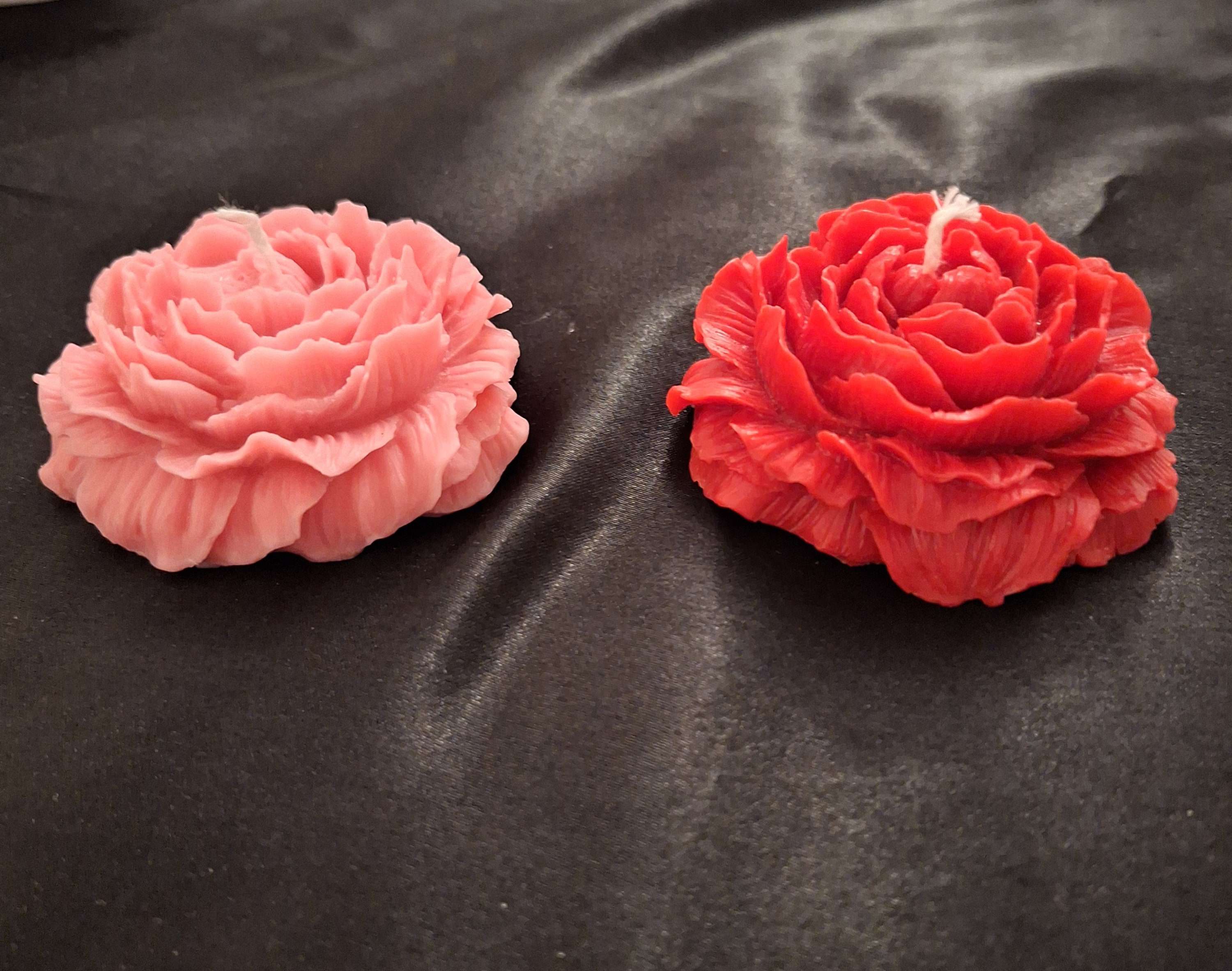 Handmade Custom Scented Large Peony Flower Shaped Flower Candle - Etsy UK