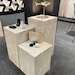 Travertine Plinth,handmade Side Table, Freeshipping, End Table, Cube ...