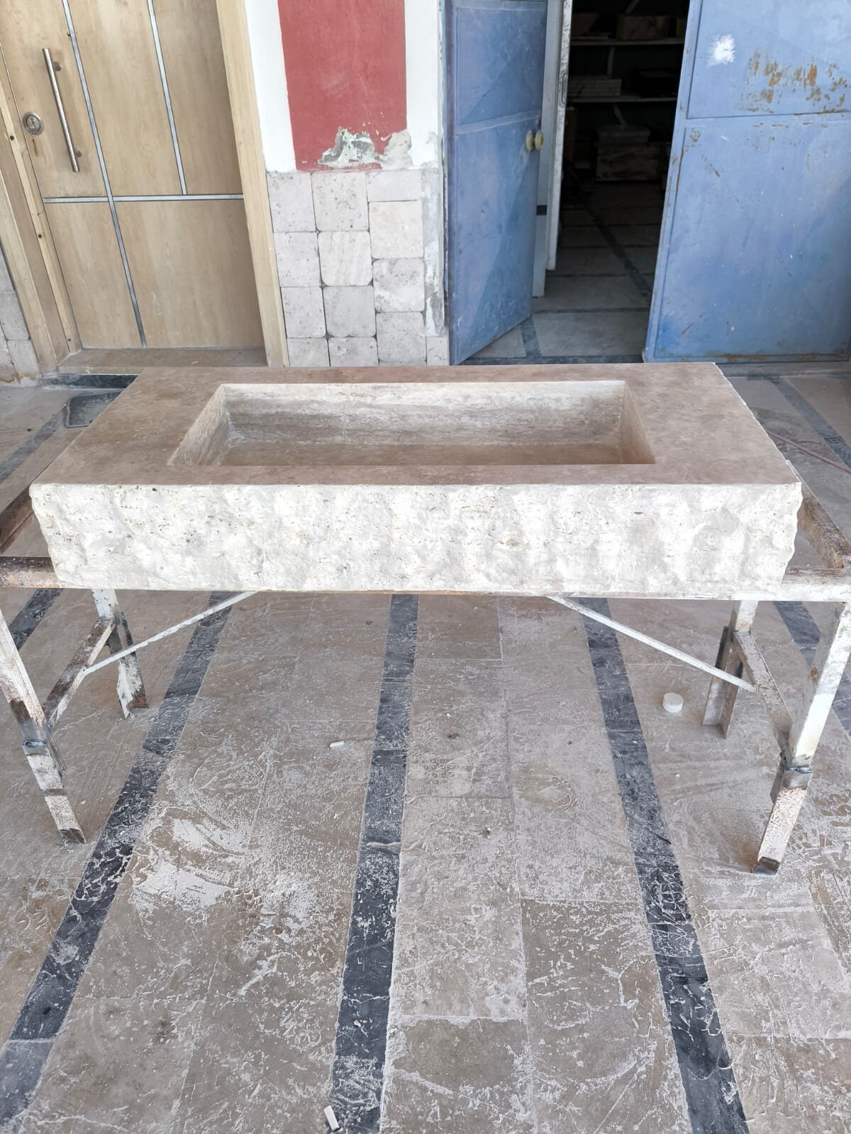 Handmade Travertine Marble Sink: Natural Stone Washbasin - Etsy
