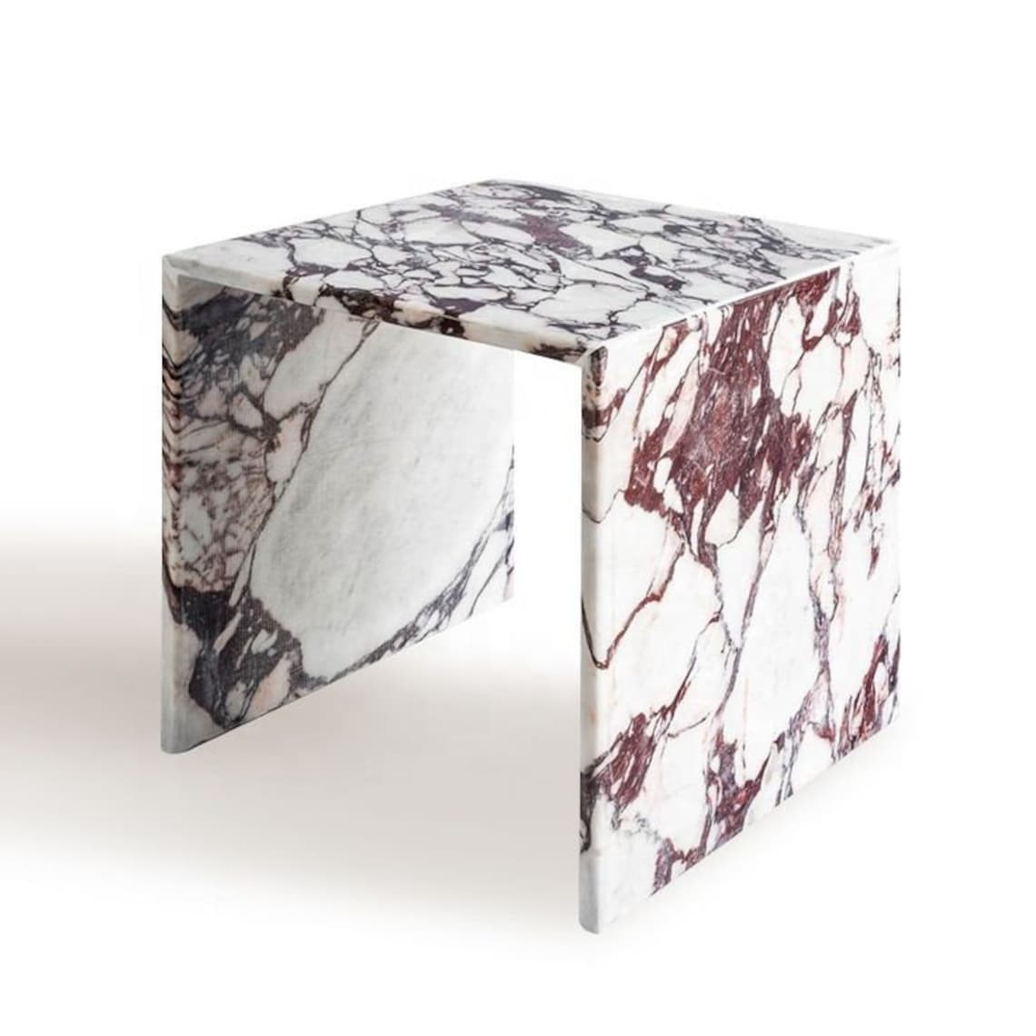 Calacatta Viola Marble Side Table Coffee Table Marble - Etsy Canada
