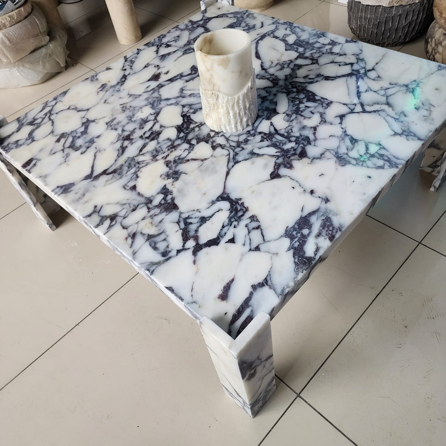 Calacatta Viola Marble Coffee Table Marble Coffee Table - Etsy