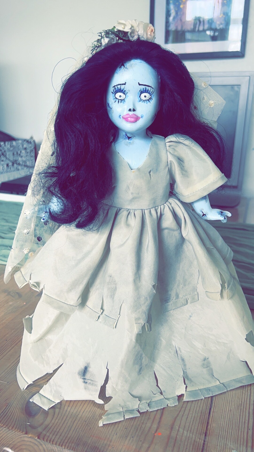 OOAK Horror Doll/based on Corpse Bride Tim Burton - Etsy
