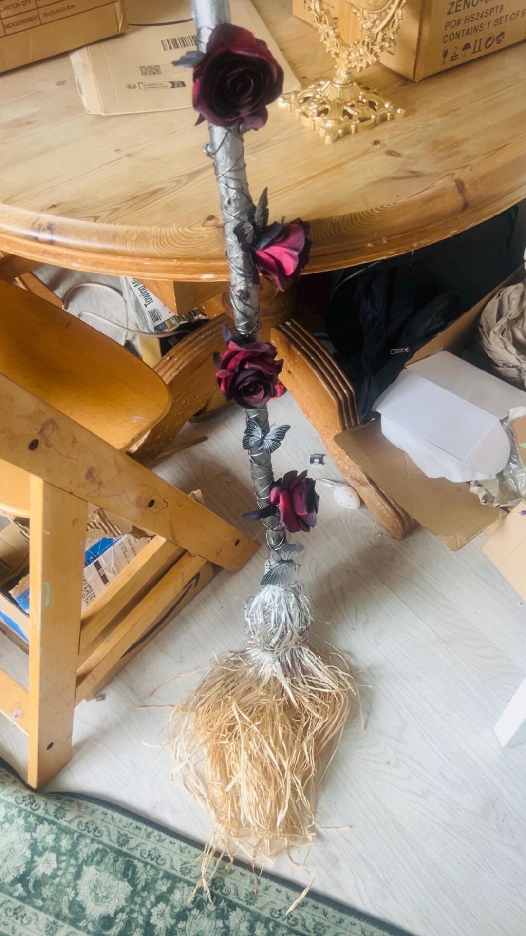 Handmade Witches Broomstick to Be Used for Display or Prop! All Natural ...