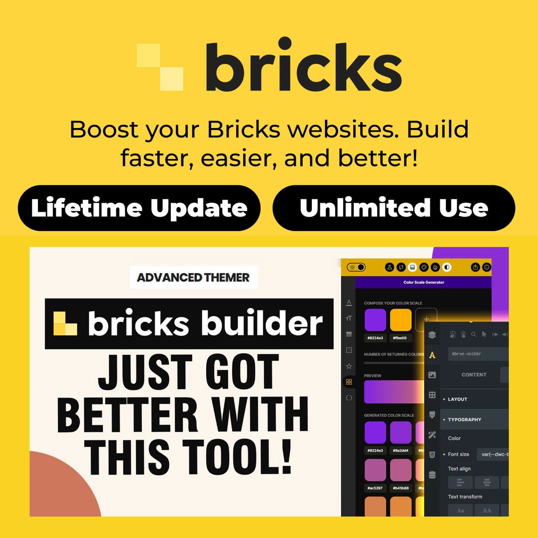 Bricks Advanced Themer 2.3.0, Lifetime Updates - Etsy