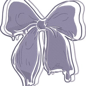Bow Embroidery Design Bundle/5 in 1/ Mini Bow Machine Embroidery Design ...