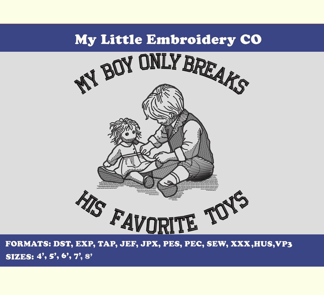 TTPD Embroidery /5 SIZES/ Trendy Embroidery, Machine Embroidery ...