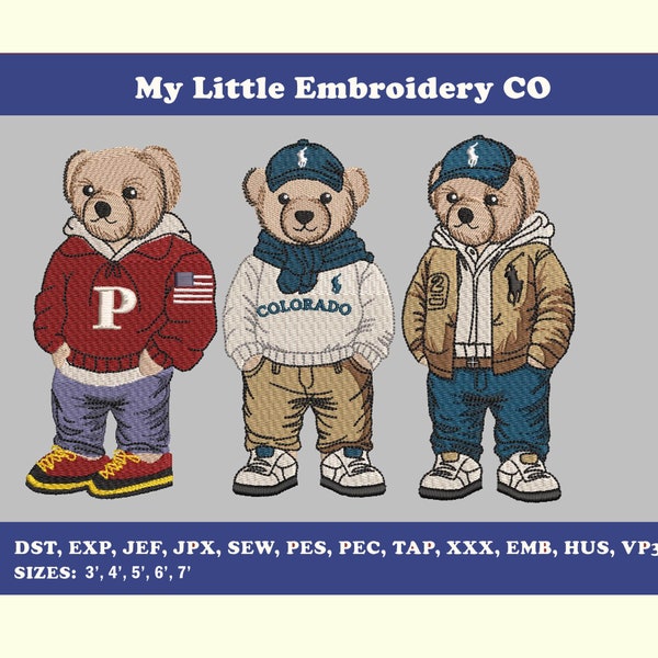 Polo Bear - Etsy