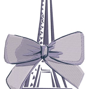 Bow Embroidery Design Bundle/5 in 1/ Mini Bow Machine Embroidery Design ...