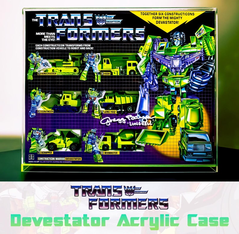 DEVESTATOR G1 - Acrylic Display Case ONLY ~ Green Version ...