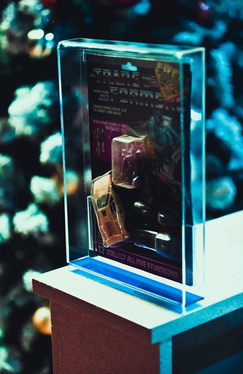 STUNTICONS G1 Acrylic Display Case ONLY Transformers Generation 1 ...