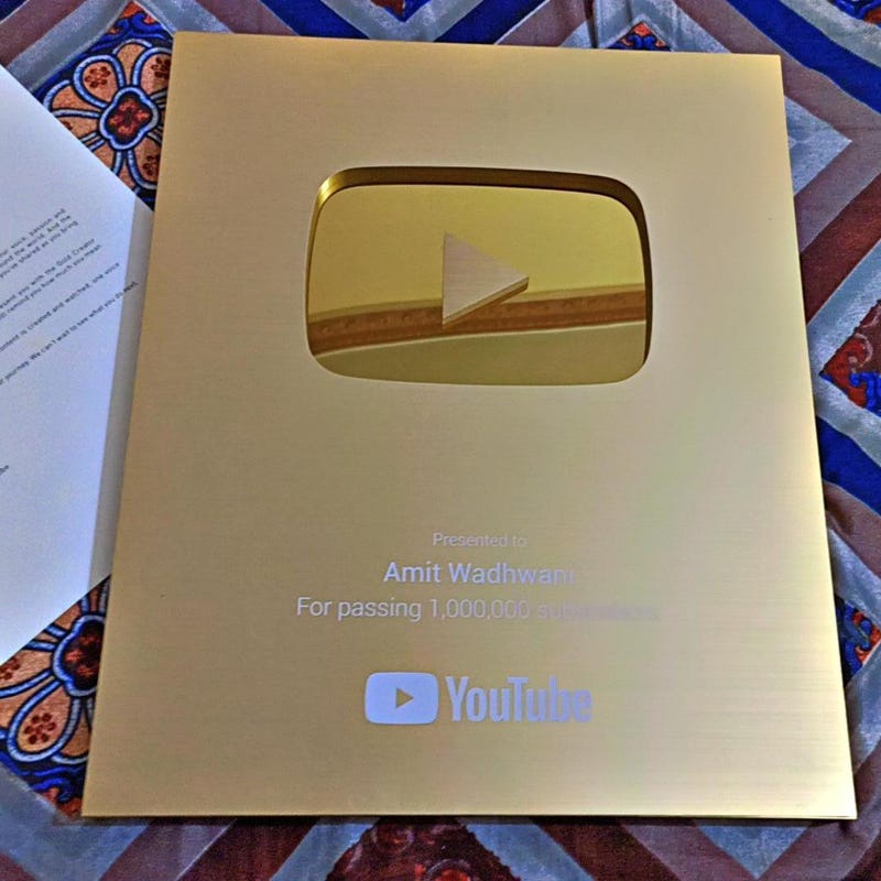 Youtube Subscriber Plaque - Etsy