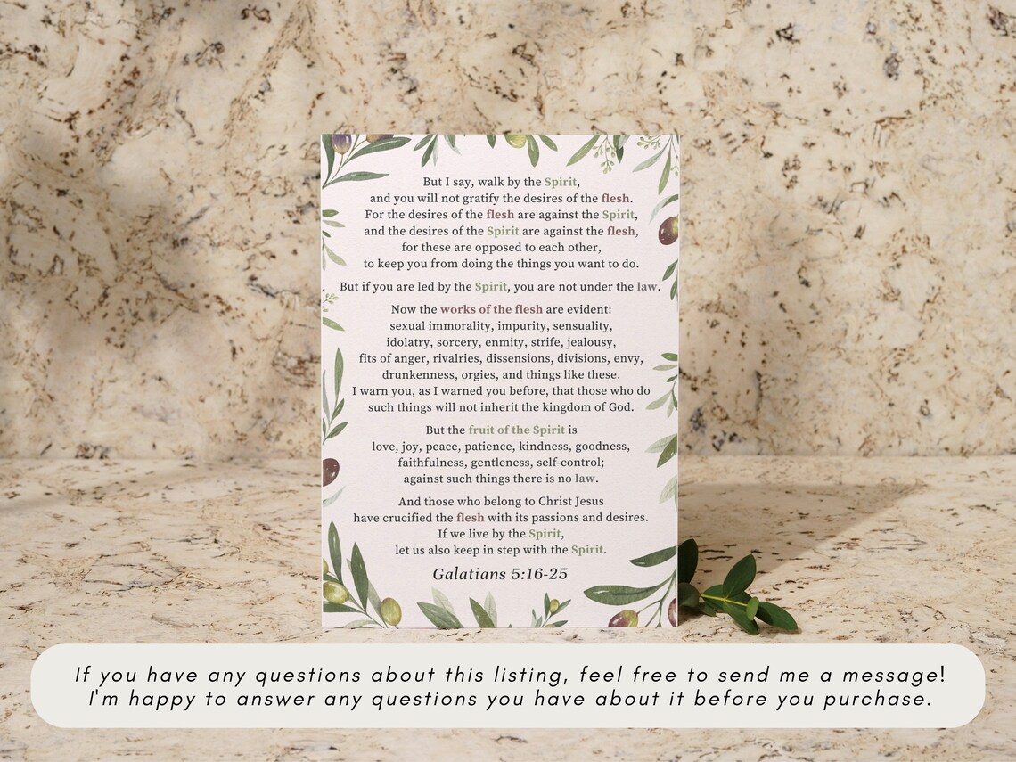 10 ESV Bible Verse Cards Printable | Olive Watercolor Scripture Memory ...