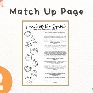 Fruit of the Spirit Activity Bundle for Children Sunday School ...