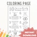 Ten Commandments Coloring Page Printable for Sunday School, Homeschool ...