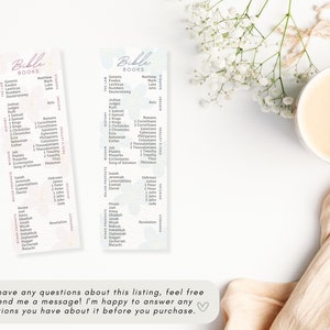 Books of the Bible Bookmarks Printable PDF | Bible Study Highlighting ...