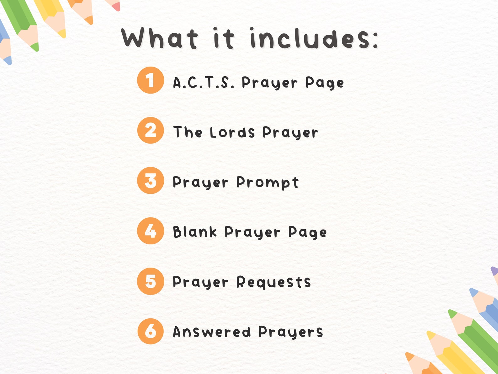 Prayer Printable for Children ACTS Kids Prayer Template Sunday School ...