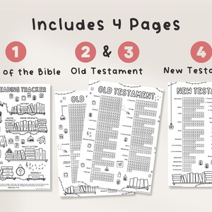 Kids Bible Reading Tracker Printable: Coloring Page (PDF) - Etsy