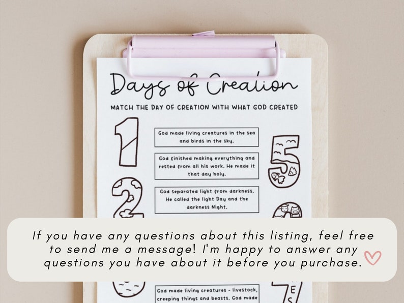 Days of Creation Bundle for Children | Sunday School Activities ...