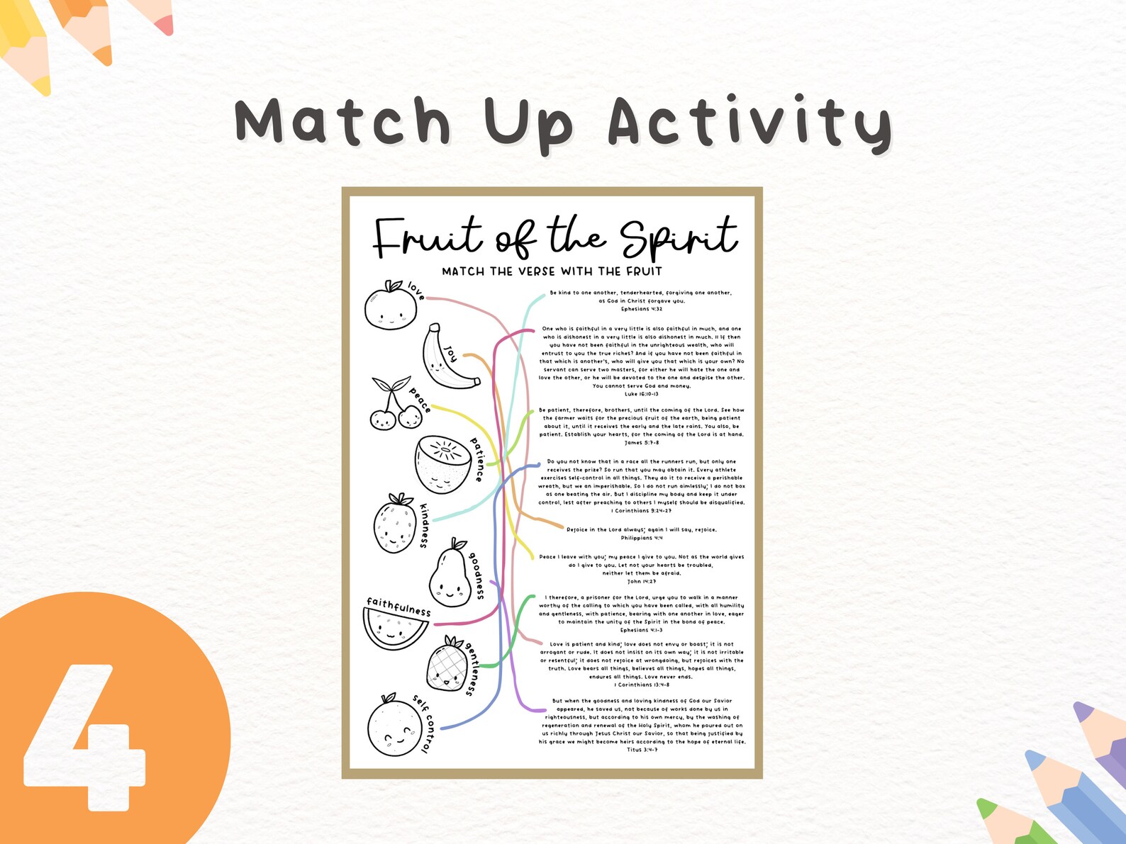 Fruit of the Spirit Learning Bundle for Children Sunday School ...