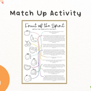Fruit of the Spirit Learning Bundle for Children Sunday School ...