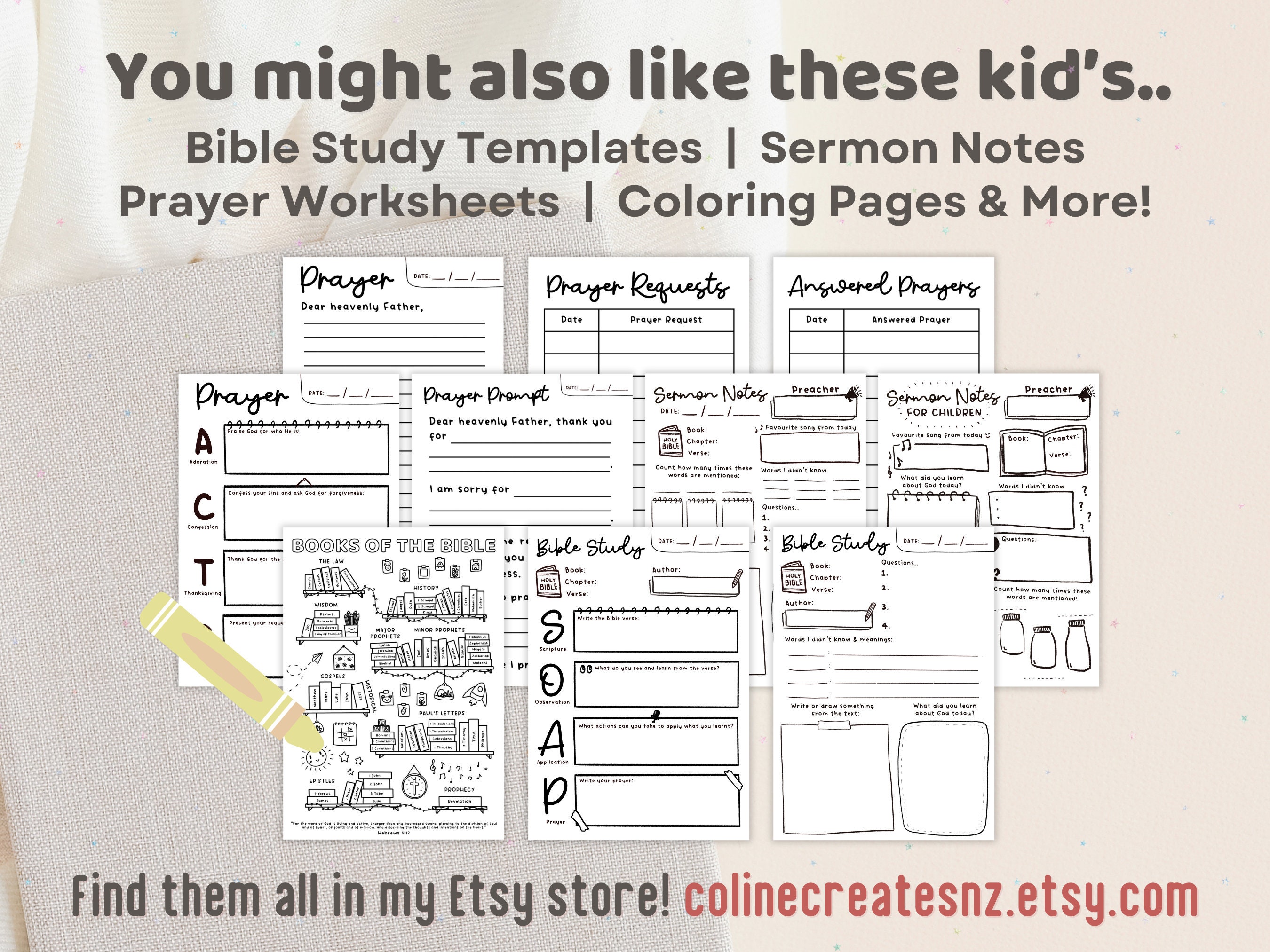 Kids Bible Reading Tracker Printable Books of the Bible, Old & New ...