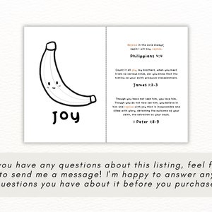 Fruit of the Spirit Flash Cards With Bible Verses | Sunday School ...