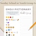 Bible Emoji Pictionary Game Printable | Christian Party Icebreaker ...