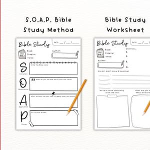 Christian Kids Printable Worksheets | Children SOAP Bible Study ...