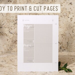 Prayer Request & Praise Report Card Printable Pdfs | Church Handouts ...