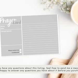 Prayer Request & Praise Report Card Printable Pdfs | Church Handouts ...