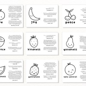 Fruit of the Spirit Activity Fill in the Blanks | Sunday School ...