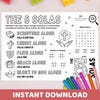 Bible Back to School Mad Libs Game for Homeschool Student | Printable ...